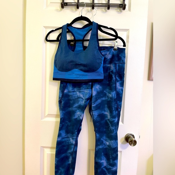 Avia | Pants & Jumpsuits | Beautifully Bright Blue Avia Workout Set ...
